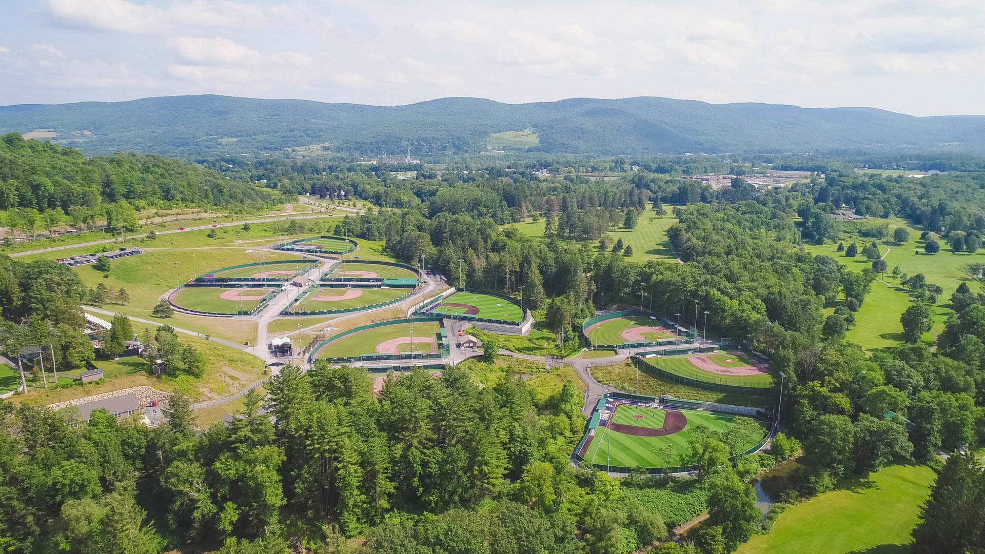 Canopy | Building beyond the bleachers.
