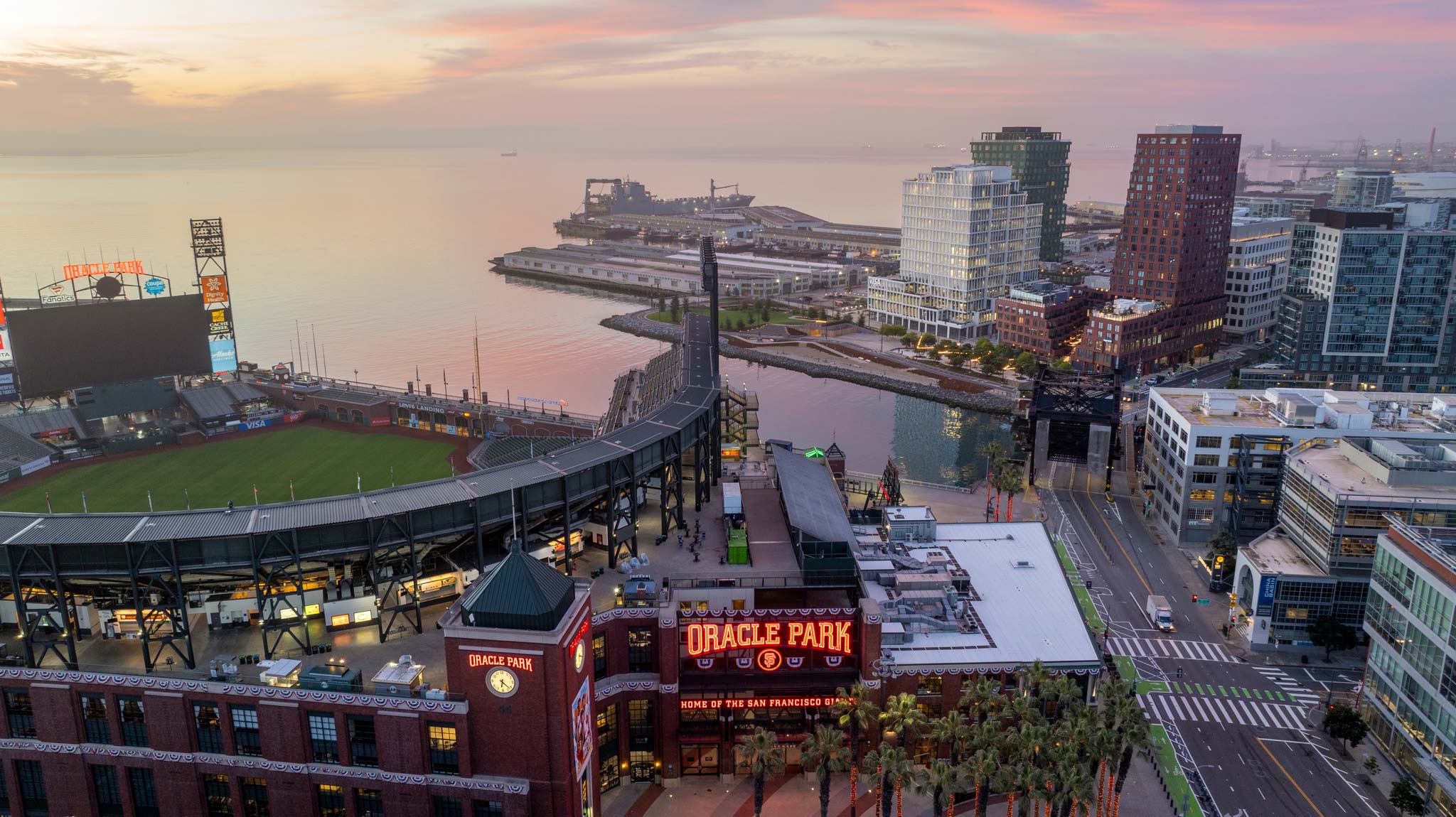 Canopy | Building beyond the bleachers.
