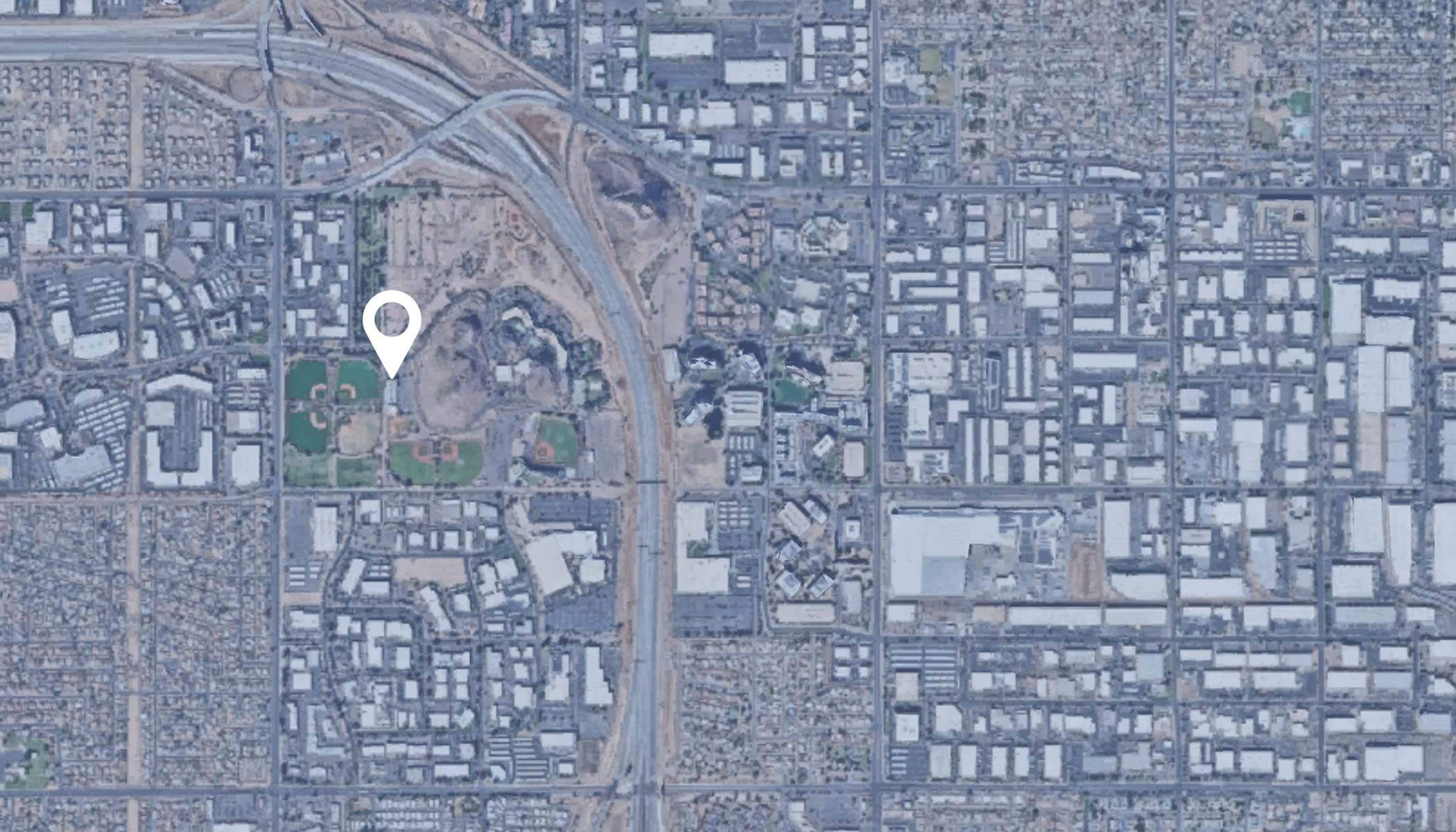 Canopy | Building beyond the bleachers.